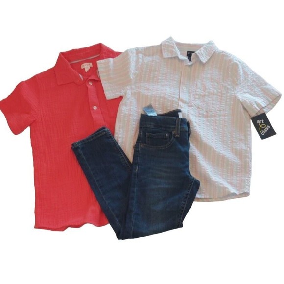 Levi's | Other | 3 Pc Lot Levis Art Class Cat Jack Boys Sz 8 Nwt Spring ...